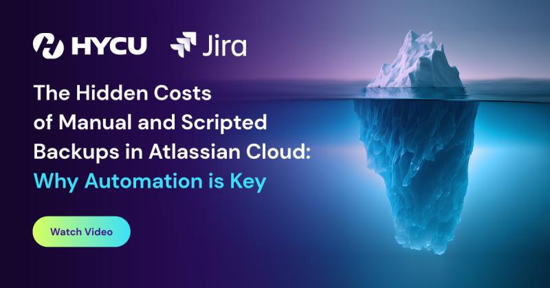 Backup and recovery for Atlassian Cloud | HYCU